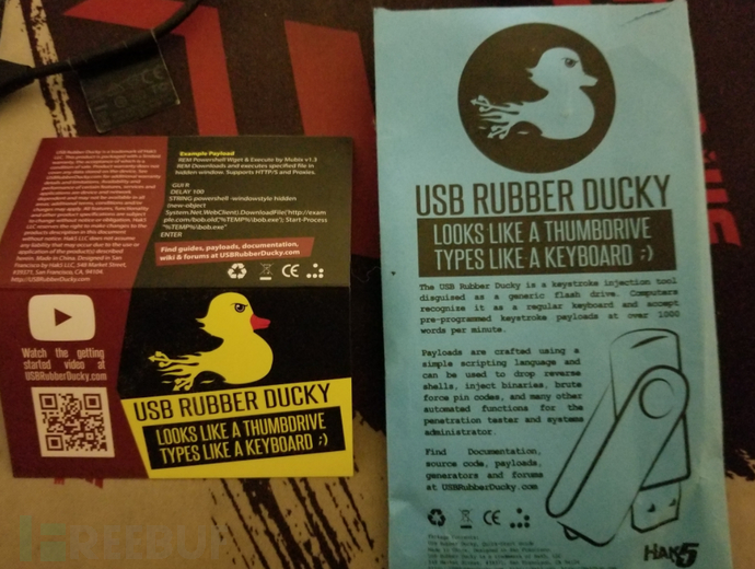 BadUSB橡皮鸭综合利用，使用橡皮鸭渗透电脑测试 - FreeBuf网络安全行业门户