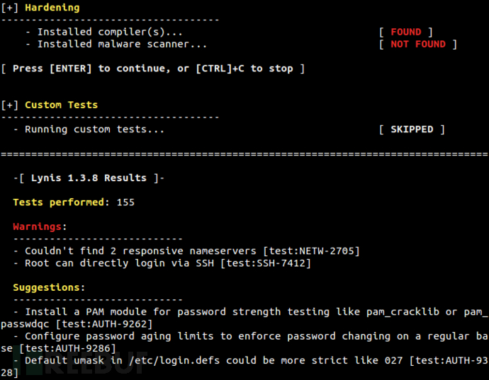 详解Linux开源安全审计和渗透测试工具Lynis - FreeBuf网络安全行业门户
