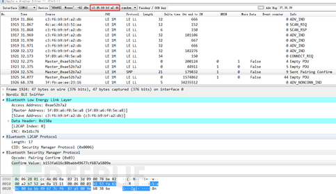利用nRF Sniffer对蓝牙BLE通信数据进行嗅探和分析 - FreeBuf网络安全行业门户