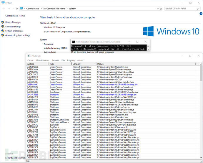Windows-Kernel-Explorer : 免费但功能强大的Windows内核研究工具 - FreeBuf网络安全行业门户