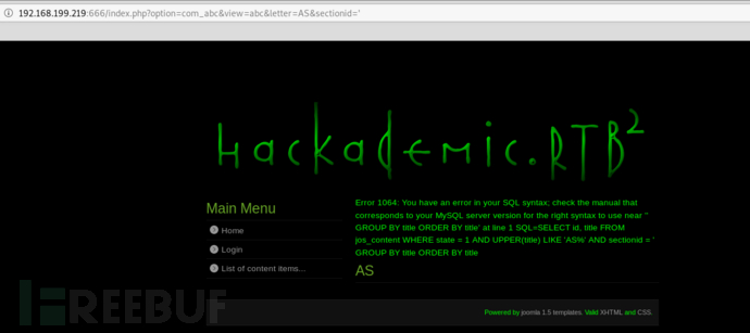 CTF靶场系列-Hackademic_RTB2 - FreeBuf网络安全行业门户