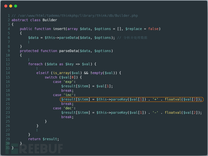 ThinkPHP5漏洞分析之SQL注入（一） - FreeBuf网络安全行业门户