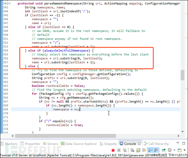 Apache Struts 2 远程代码执行 （CVE-2018-11776）漏洞分析 - FreeBuf网络安全行业门户