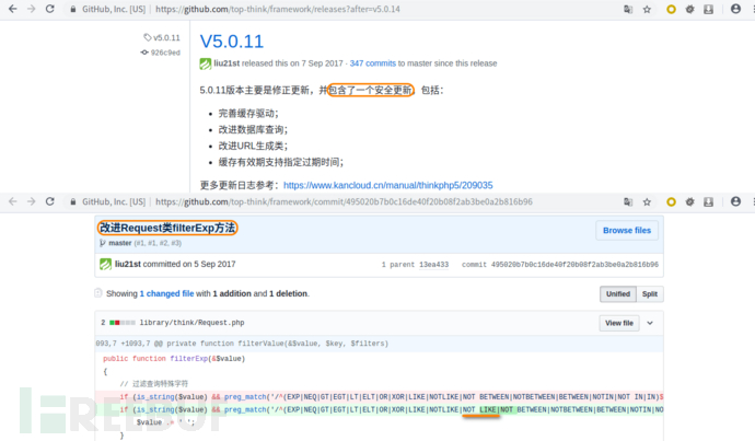 ThinkPHP5漏洞分析之SQL注入（四） - FreeBuf网络安全行业门户