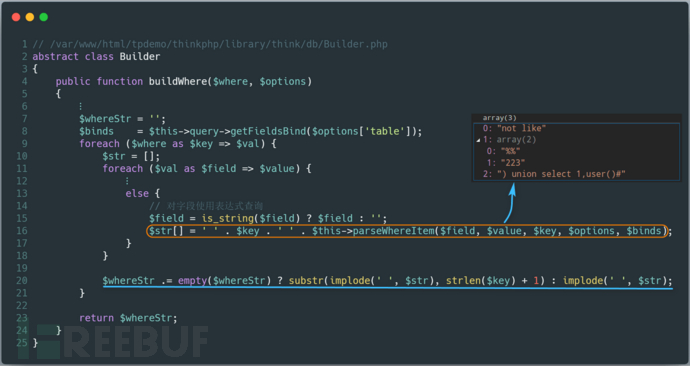 ThinkPHP5漏洞分析之SQL注入（四） - FreeBuf网络安全行业门户