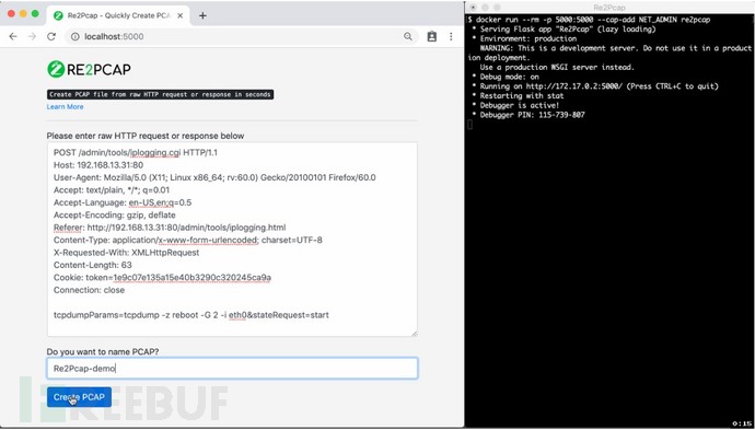 Re2Pcap：由原始http请求响应创建pcap数据包 - FreeBuf网络安全行业门户