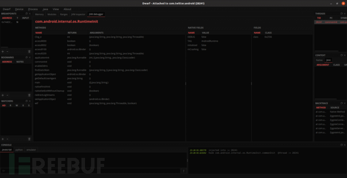 Dwarf：一款基于Pyqt5和Frida的逆向分析调试工具 - FreeBuf网络安全行业门户