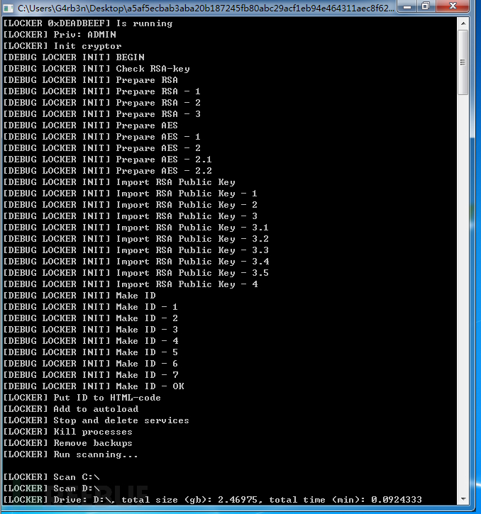MedusaLocker勒索病毒Debug版本泄露，看我如何高效检测防御 - FreeBuf网络安全行业门户