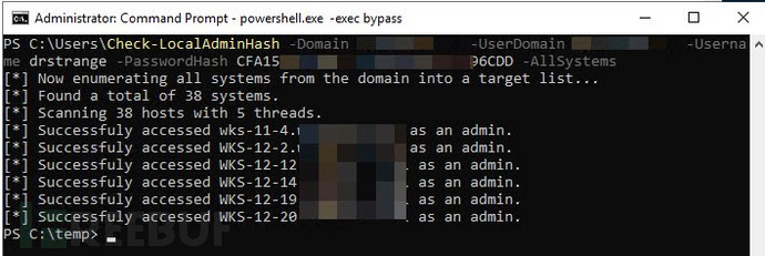 Check-LocalAdminHash：一款基于PowerShell的本地管理员识别工具 - FreeBuf网络安全行业门户