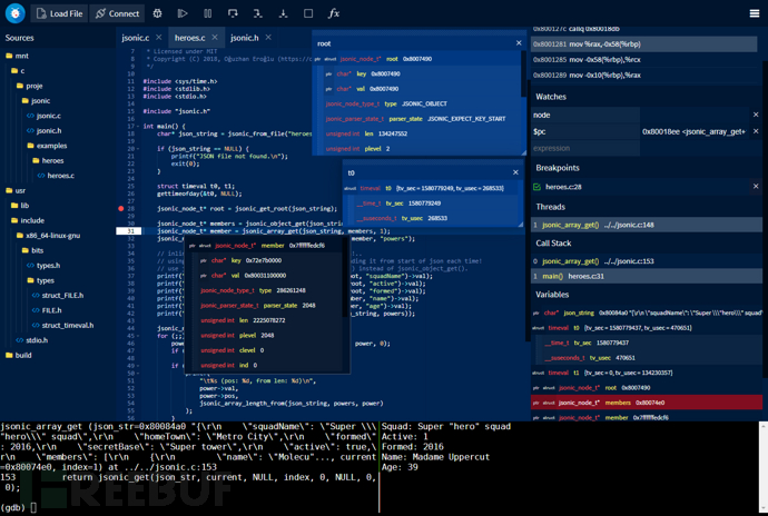 GDBFrontend：一款灵活可扩展的GUI调试工具 - FreeBuf网络安全行业门户