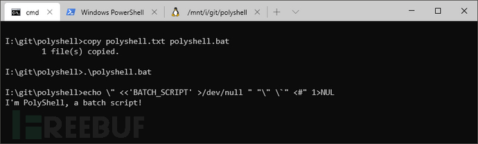 PolyShell：一款适用于Bash、Batch、PowerShell的polyglot - FreeBuf网络安全行业门户