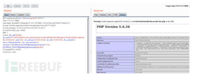 Vulhub漏洞系列：Discuz! 6.x7.x 全局变量防御绕过-命令执行 - FreeBuf网络安全行业门户