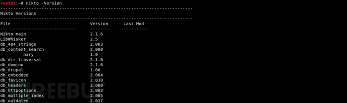 Nikto - FreeBuf网络安全行业门户