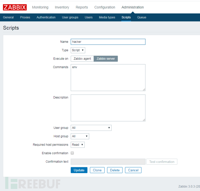 Zabbix sql注入漏洞复现（CVE-2016-10134） - FreeBuf网络安全行业门户