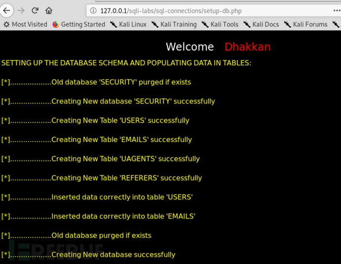 Kali Linux 下搭建DVWA靶场和Sqli-labs注入环境 - FreeBuf网络安全行业门户