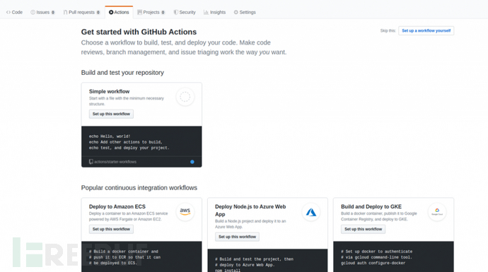 手把手教你使用GitHub Actions进行安全开发 - FreeBuf网络安全行业门户