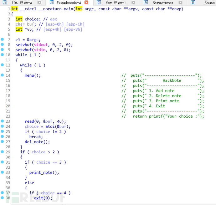 堆重启_uaf_hacknote - FreeBuf网络安全行业门户