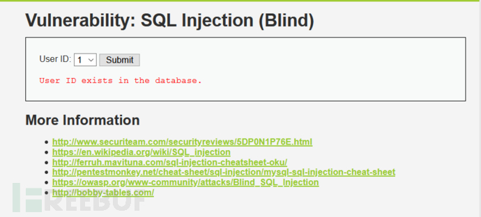DVWA下的SQL Injection Blind通关 - FreeBuf网络安全行业门户