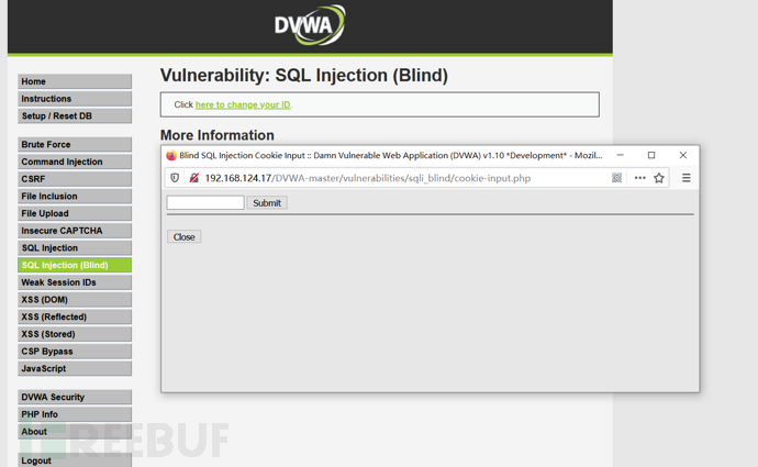 DVWA下的SQL Injection Blind通关 - FreeBuf网络安全行业门户