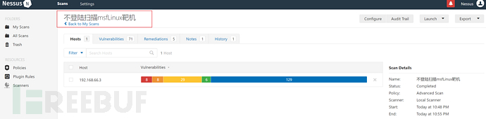 Nessus常用扫描分享 - FreeBuf网络安全行业门户