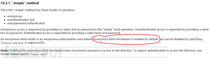 【原创】LDAP NULL bind导致登录绕过漏洞分析和修复方案 - FreeBuf网络安全行业门户