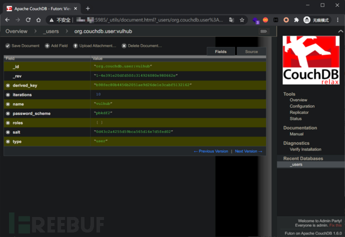 Couchdb 任意命令执行漏洞复现 - FreeBuf网络安全行业门户