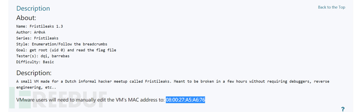 VulnHub-FristiLeaks: 1.3-靶机渗透学习 - FreeBuf网络安全行业门户