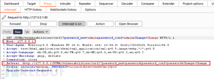 (DVWA) v1.10 Development CSRF全等级通关攻略 - FreeBuf网络安全行业门户