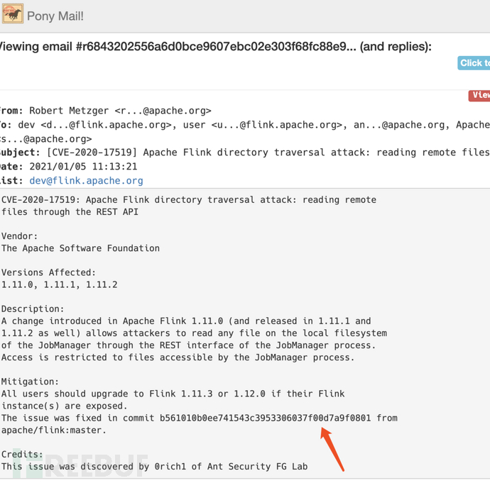 Apache Flink CVE-2020-17518、17519 漏洞分析 - FreeBuf网络安全行业门户
