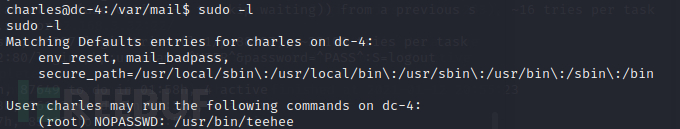 Vulnhub靶机DC系列-DC：4 - FreeBuf网络安全行业门户