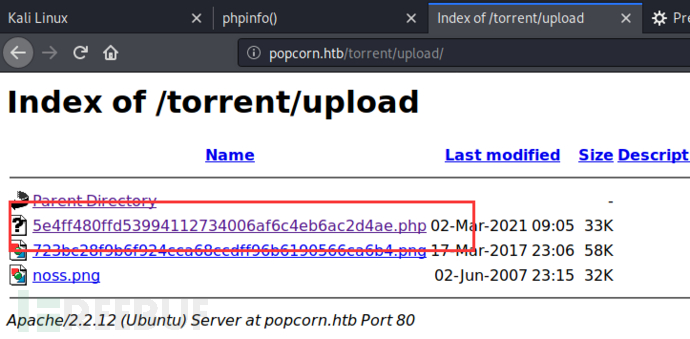 HTB： Popcorn渗透测试 - FreeBuf网络安全行业门户