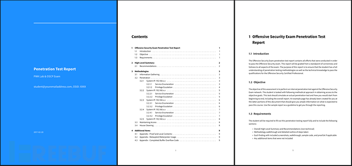 OSCP测试报告模板Markdown生成工具 - FreeBuf网络安全行业门户