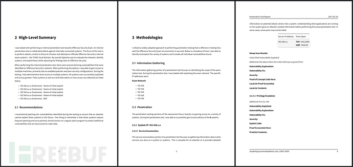 OSCP测试报告模板Markdown生成工具 - FreeBuf网络安全行业门户