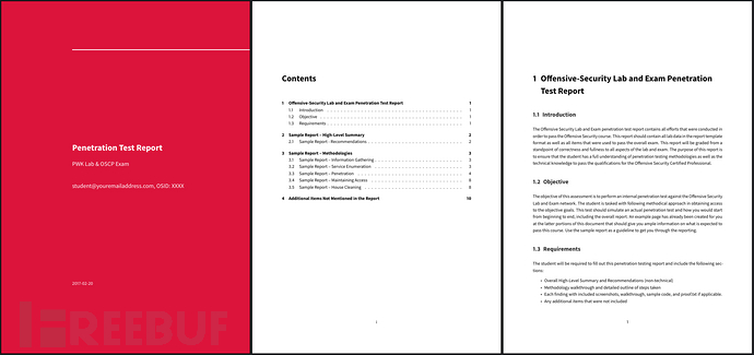 OSCP测试报告模板Markdown生成工具 - FreeBuf网络安全行业门户