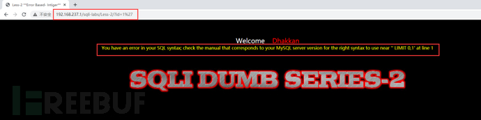SQL注入之sqli-labs（Less1-6） - FreeBuf网络安全行业门户