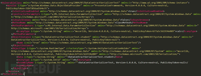 .Net 反序列化学习之 DataContractSerializer - FreeBuf网络安全行业门户