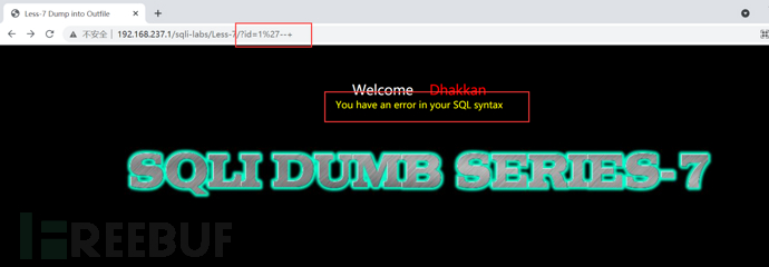 SQL注入之sqli-labs（Less7-22） - FreeBuf网络安全行业门户