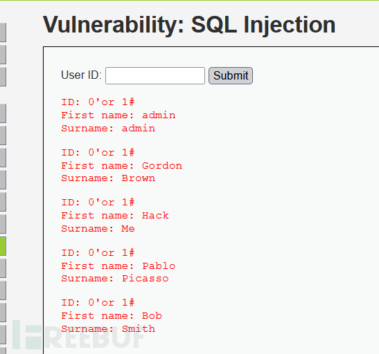 DVWA SQL Injection SQL注入全等级分析与实践（Illegal mix of collations for operation UNION报错的解决方法） - FreeBuf ...