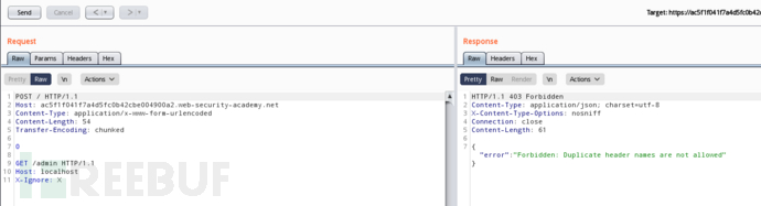 PortSwigger之HTTP请求走私+OAuth认证实验记录 - FreeBuf网络安全行业门户