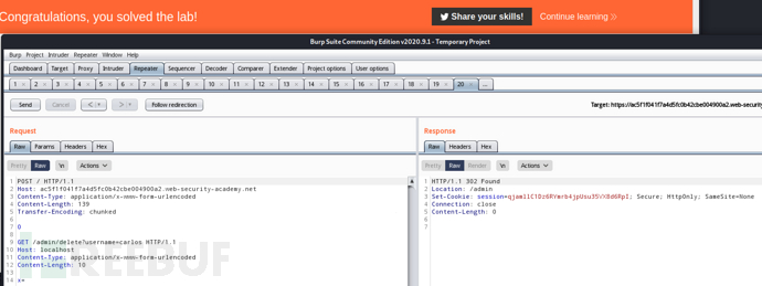 PortSwigger之HTTP请求走私+OAuth认证实验记录 - FreeBuf网络安全行业门户