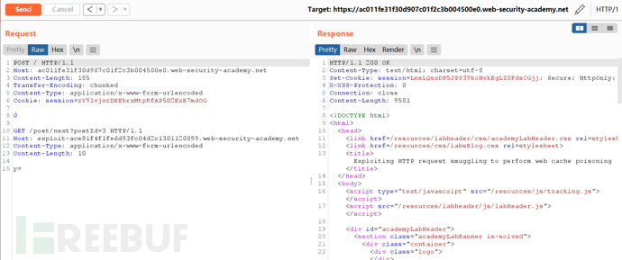 PortSwigger之HTTP请求走私+OAuth认证实验记录 - FreeBuf网络安全行业门户