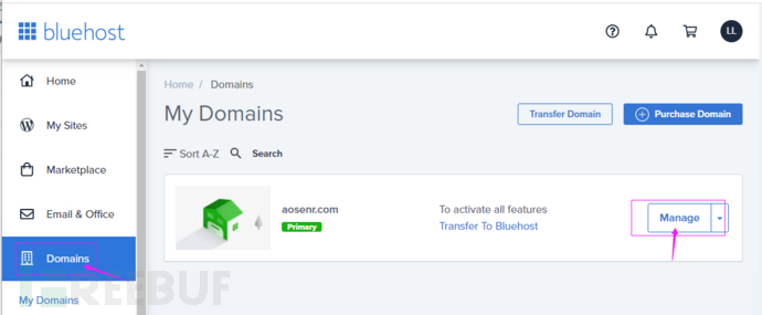 bluehost添加解析TXT类型或CNAME类型 - FreeBuf网络安全行业门户