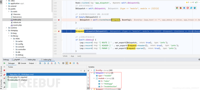 thinkphp5.0.23 invokefunction RCE漏洞 详细分析与复现 - FreeBuf网络安全行业门户
