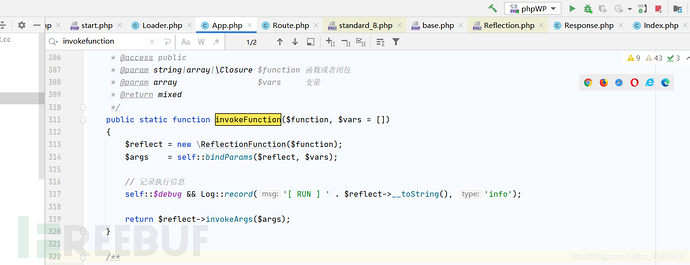 thinkphp5.0.23 invokefunction RCE漏洞 详细分析与复现 - FreeBuf网络安全行业门户