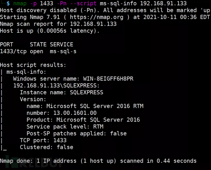 利用Nmap对MSSQL进行渗透测试 - FreeBuf网络安全行业门户