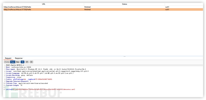 使用Burpsuite插件对log4j2远程代码执行漏洞进行验证 - FreeBuf网络安全行业门户